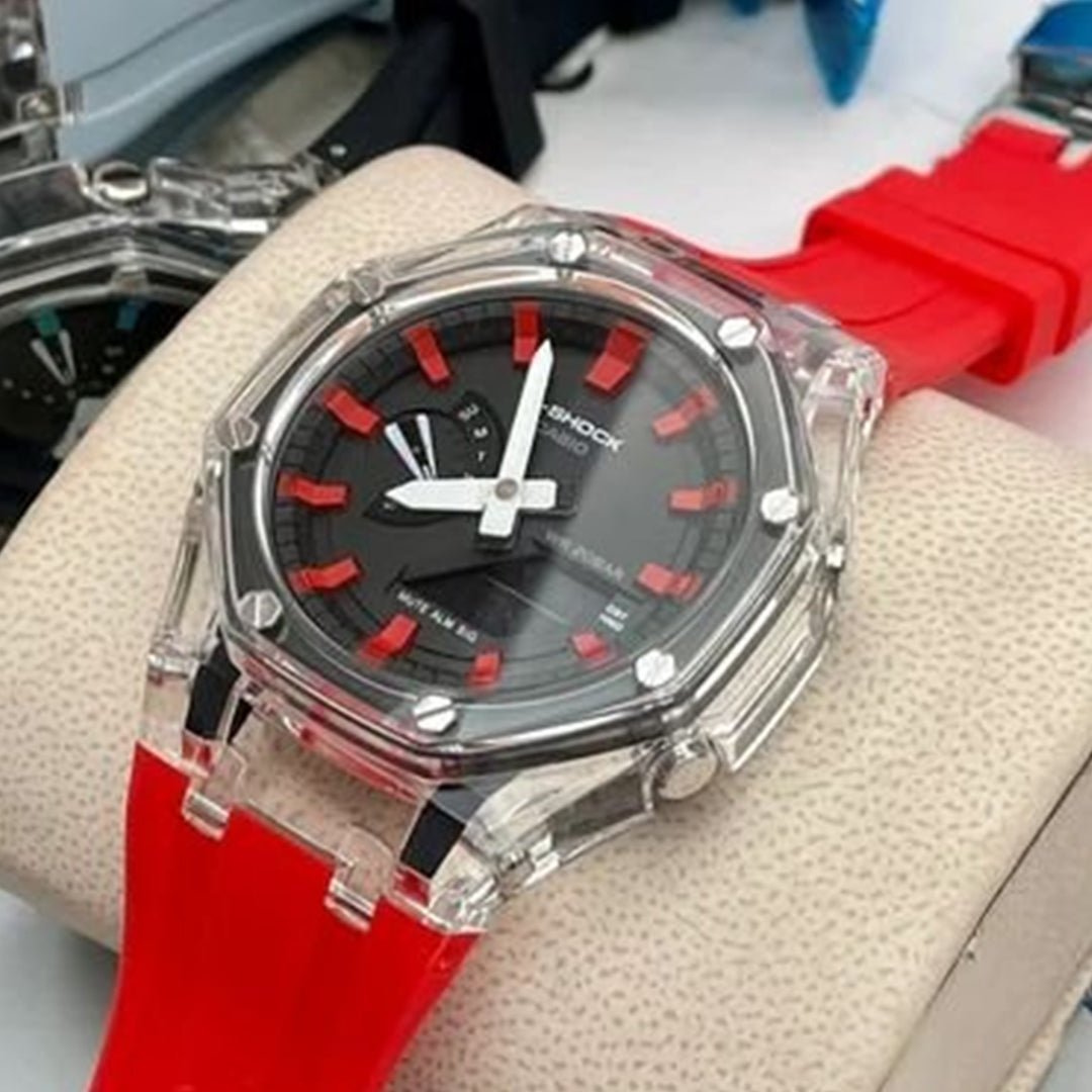 G-shock Red Silicon Premium Watch – soletimes.in